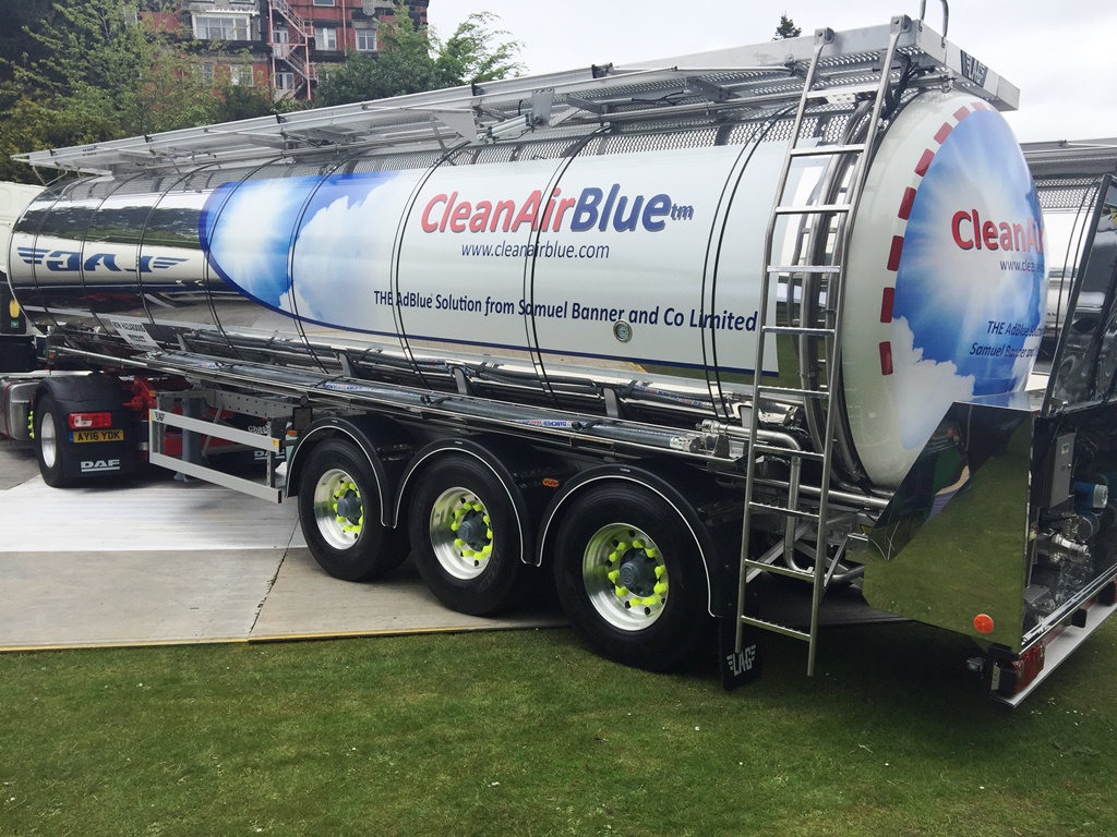 2nd CleanAirBlue Liveried Tanker for Leicester site - CleanAirBlue®